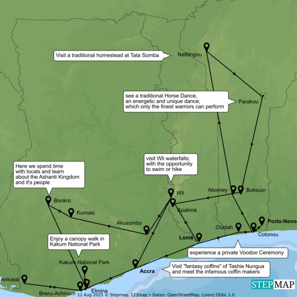 Ghana, Togo & Benin Itinerary | 25-Day West Africa Tour